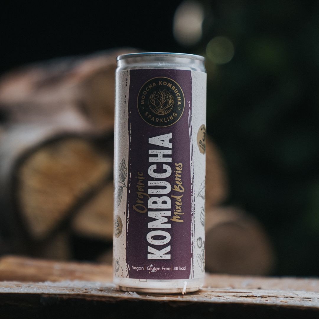 Organic Kombucha | Mixed Berry Flavour | Sparkling Kombucha | 3 Billion ...